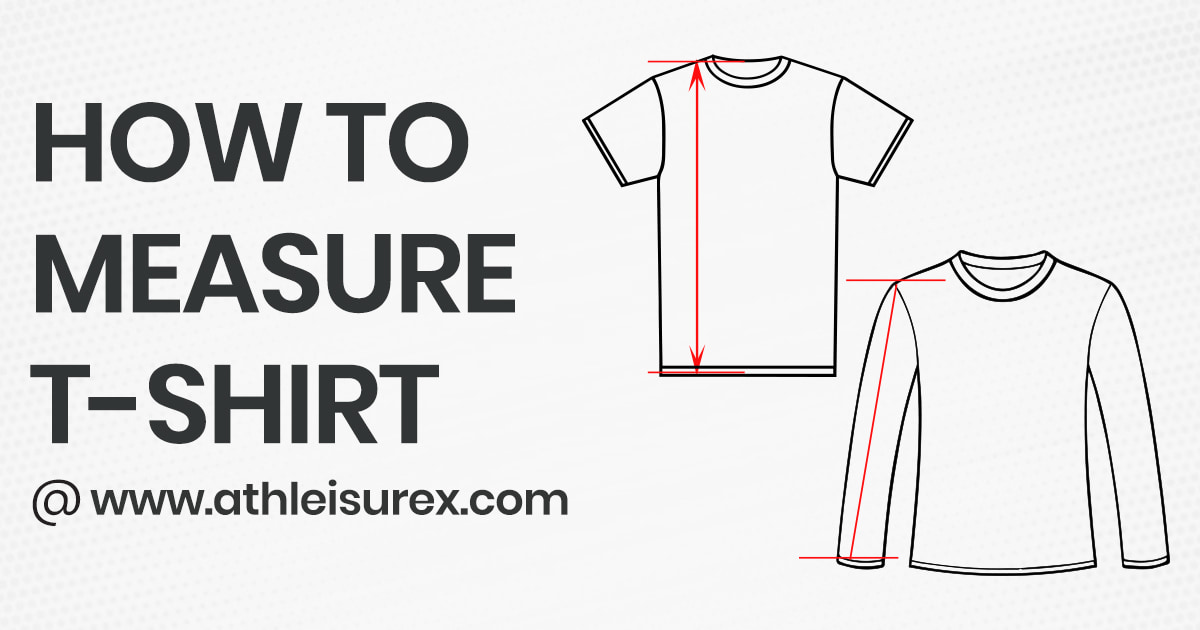 Custom T-Shirt Size Chart Measurements Guide